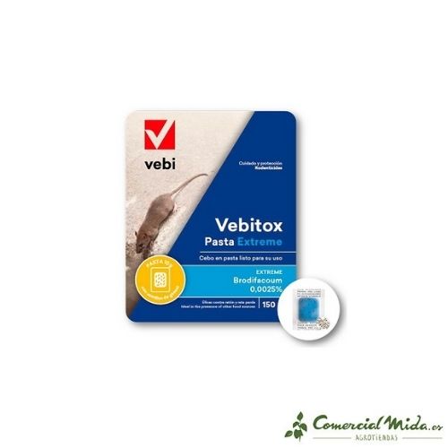 Pasta de Isca Raticida BASF Vebitox Pasta Extreme 150 gr